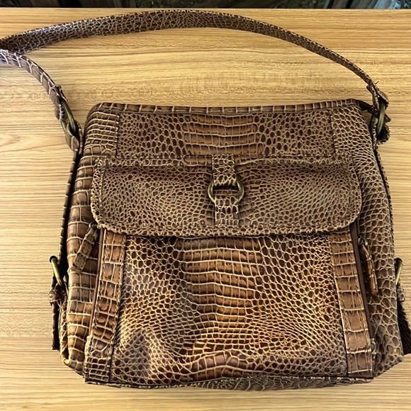 Coldwater Creek | Bags | Cold Water Creek Croc Print Purse It Has A Lot ...